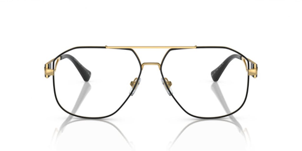 Versace 0VE1287 1443 Herren Brille in Schwarz und Goldfarben | Apollo